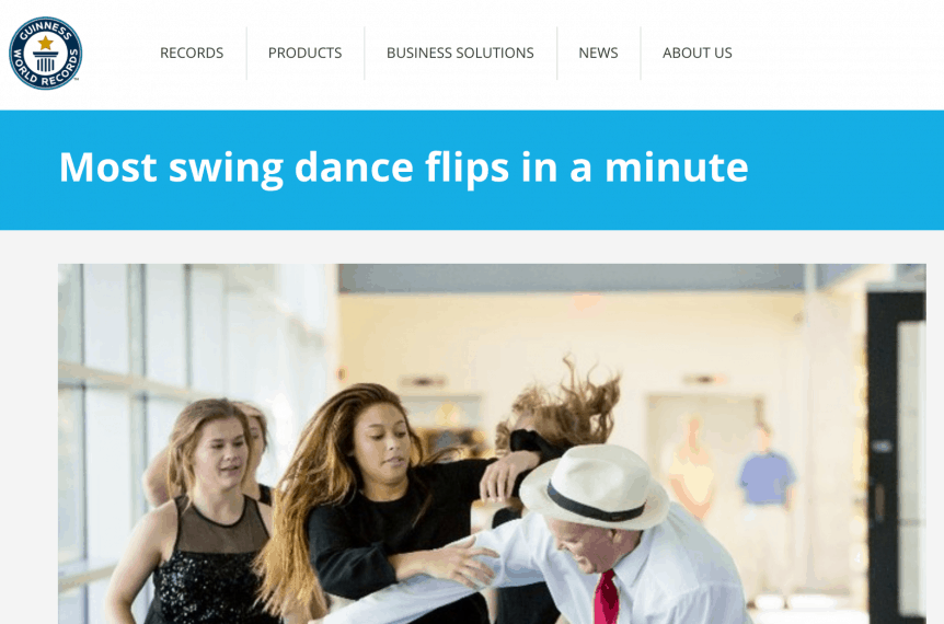 Guinness Book of World Records makes it official – The Swing Dancer ...